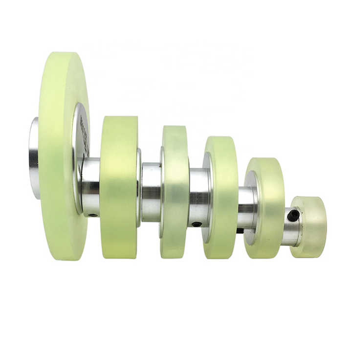 Custom Length Measuring Rotary Wheel Encoder Polyurethane Encoder Wheel ...