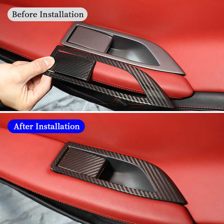 Real Carbon Fiber Car Interior Accessories for Ferrari 458 2011-2016 ...