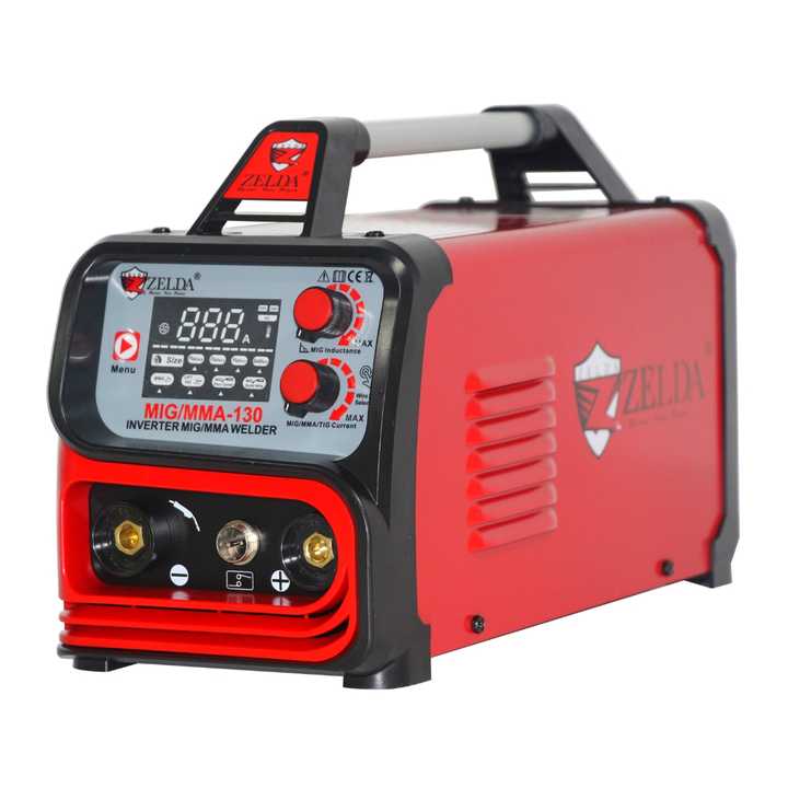 Zelda Mig Welding Machine 3 in 1 - Gasless MIG 130W