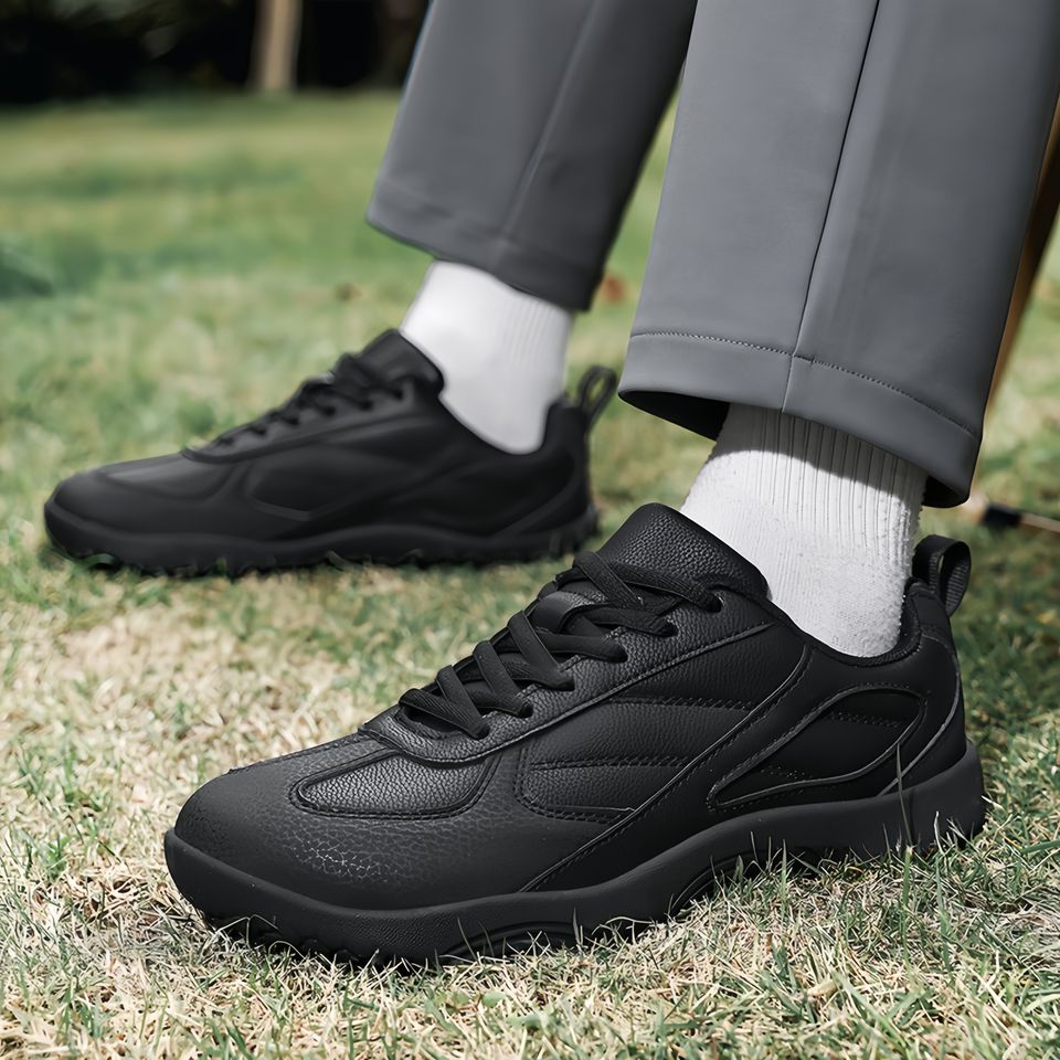 Wide-toed Barefoot Shoes Height Increasing Cushioned Lace-up Anti-Slip ...