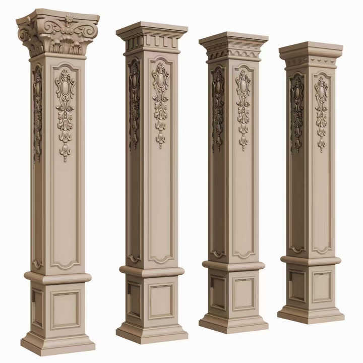 Concrete Casting Roman Pillar Column Molds - Durable & Eco-friendly