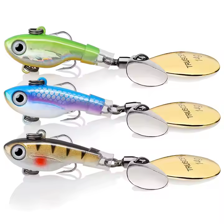 Spinners Bait Cranking Spinner Copper Blade Spinner Fishing Lures for ...