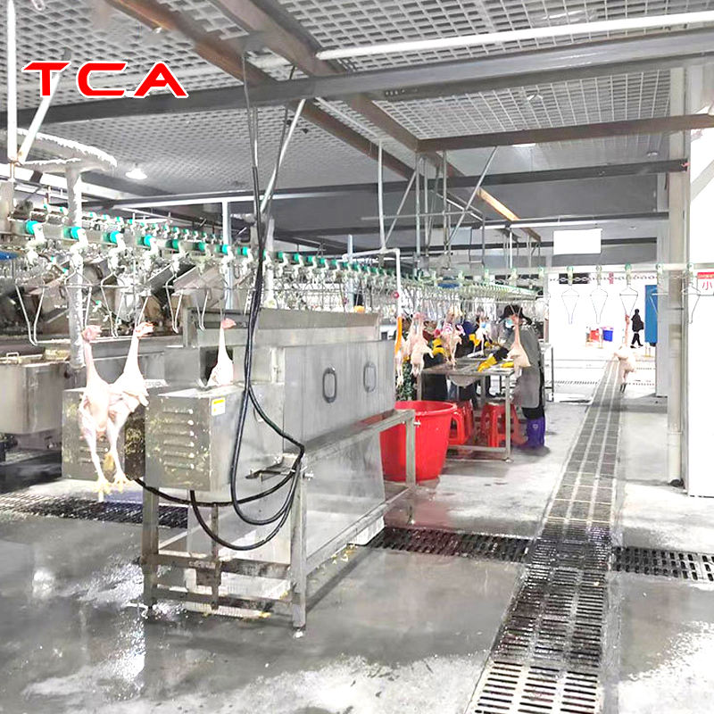 Complete Automatic Chicken Bleeding Plucking Slaughter Convey Rail ...