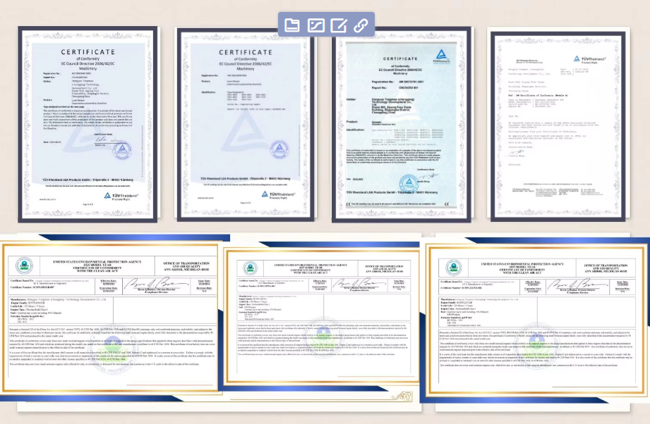 Factory-direct New AVR Automatic Gasoline Generator with 110V/220V ...