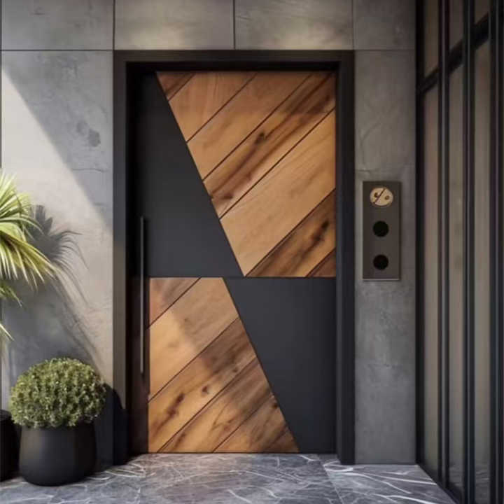 180-Degree Swivel Design Pivot Exterior Entry Doors Stainless Steel and ...