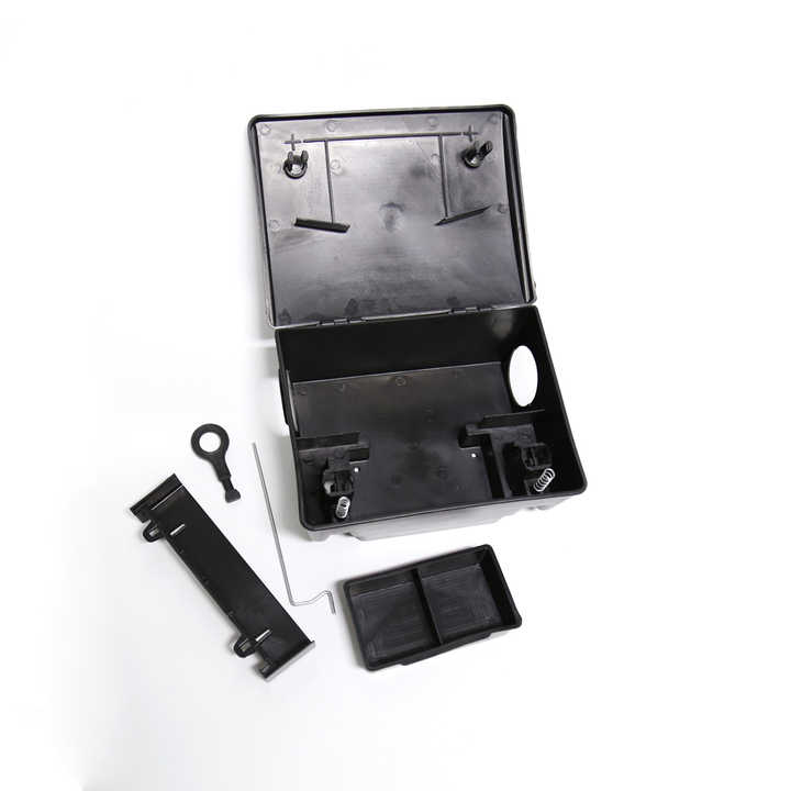 PP Plastic Rodent Mice Mouse Live Trap Boxes Rat Bait Station Box ...