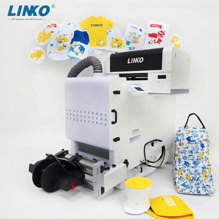 LINKO Desktop Roll A3 12inch DTF Printer Dual I1600 Print Head DTF ...