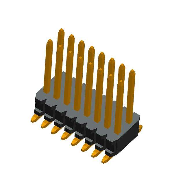 2.54mm Pin Header 1*8 Pin Horizontal SMD Male PCB Connector