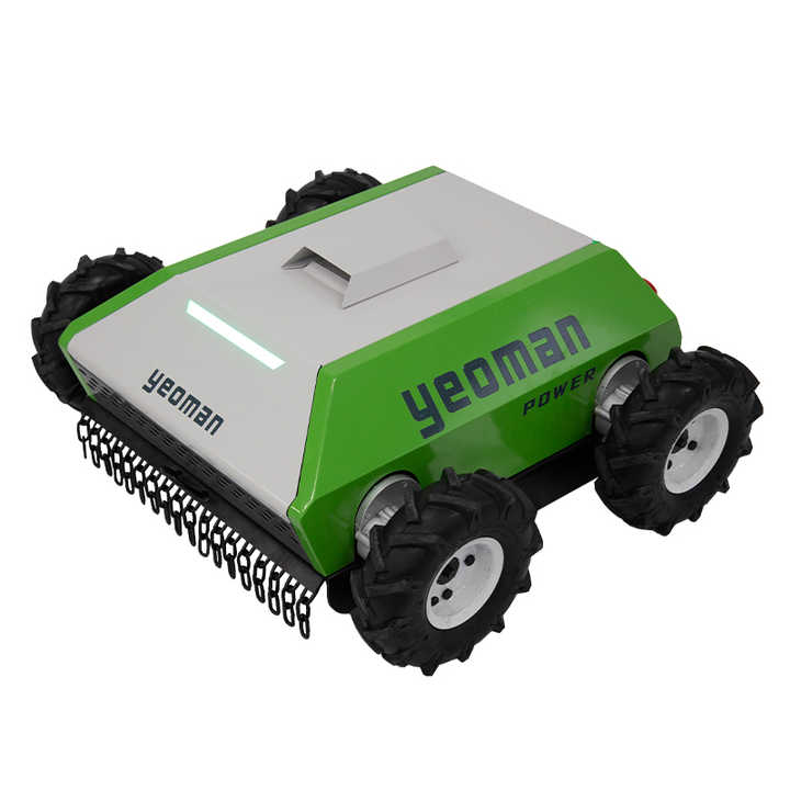 Yeoman EM400 24V Battery Powered Electric Lawn Mower with Mulch Feature ...