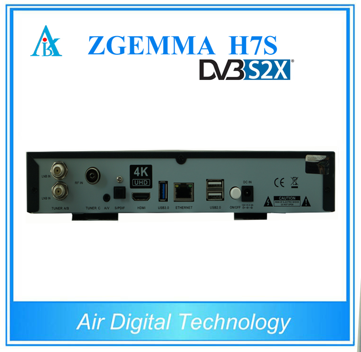4k ultra hd Tv Decoder Twin Dvb S2x/s2 + Dvb c /dvb T2 Zgemma H7s Support Ci Plus| Alibaba.com