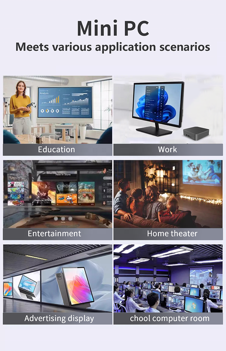 NEW M6 Mini Pc Good to Use at Home and Student Cheapest Mini Pc windows ...