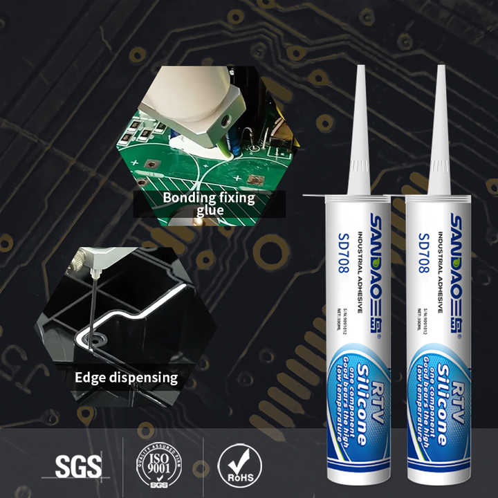 Translucence Organic Silicone Sealant High Temperature Fast-Dry ...