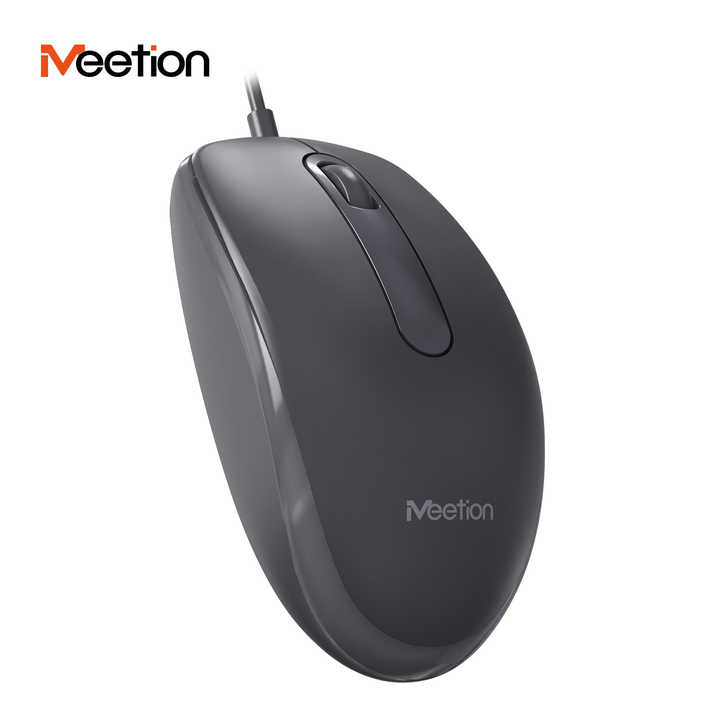 Meetion M100 Wired Silent 1200 DPI Ergonomic Optical Mouse