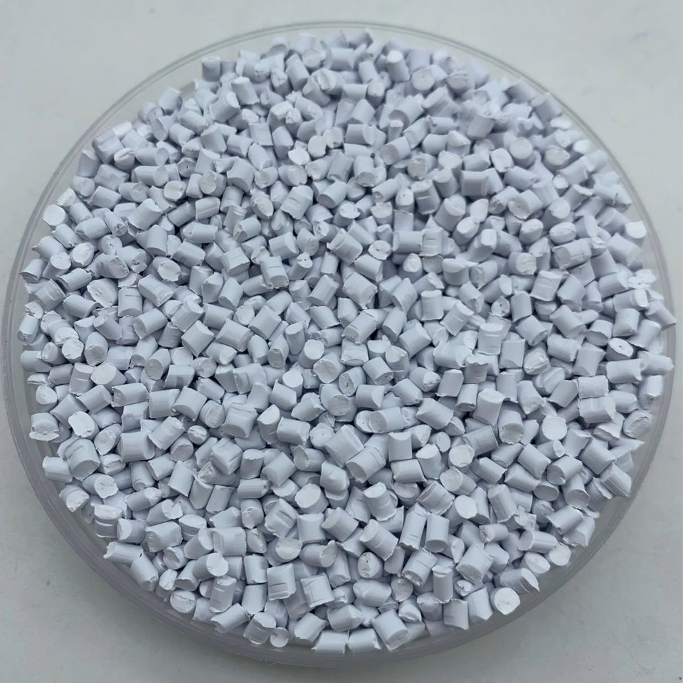 Plastic Color Masterbatch White PE PP Pellets for Blown Film Food Grade ...
