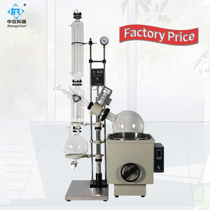 Laboratory Vacuum Distillation Apparatus Rotary Evaporator 20l Rotating ...