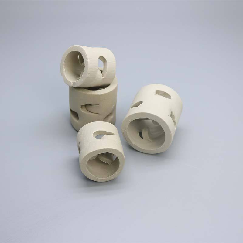 China Manufacturer's 50mm Ceramic Pall Ring Random Packings for ...
