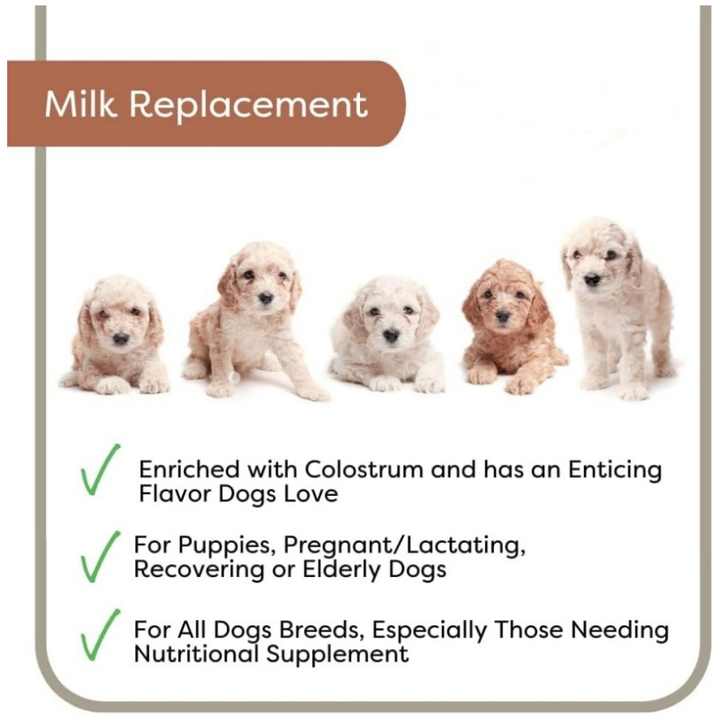 Goat Milk Powder Dog Supplement and Vitamin Puppy Milk Replacer Goat's ...