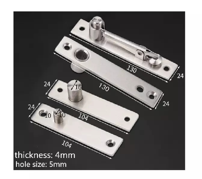 360 Degree Stainless Steel Pivot Hinge - Concealed Mount