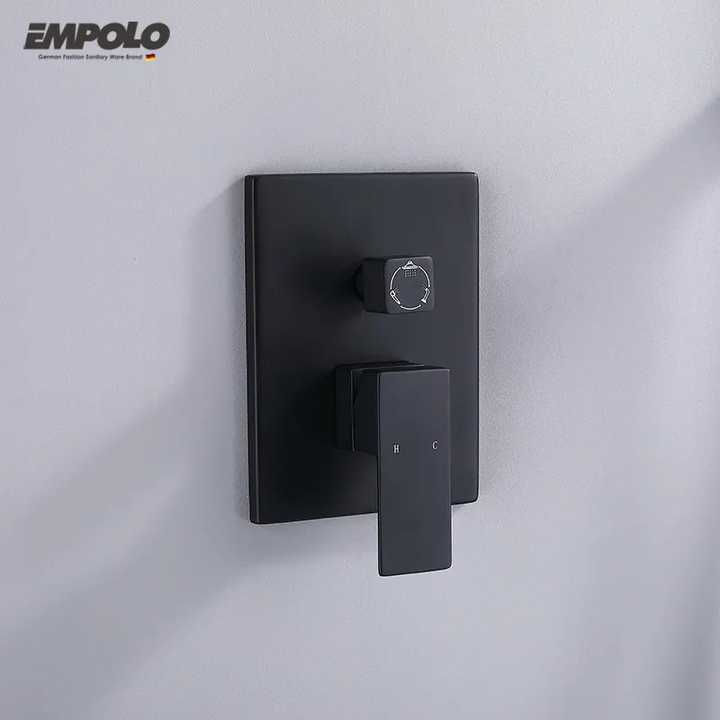 Empolo Black Bathroom Heads Shower System - Modern & Durable