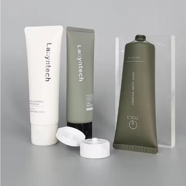 Eco-friendly Tubes For Cosmetics Soft Touch Skincare Cosmet Plastic ...