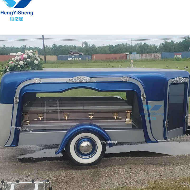 Vintage Hearse Trailer - Classic Casket Chariot for Sale
