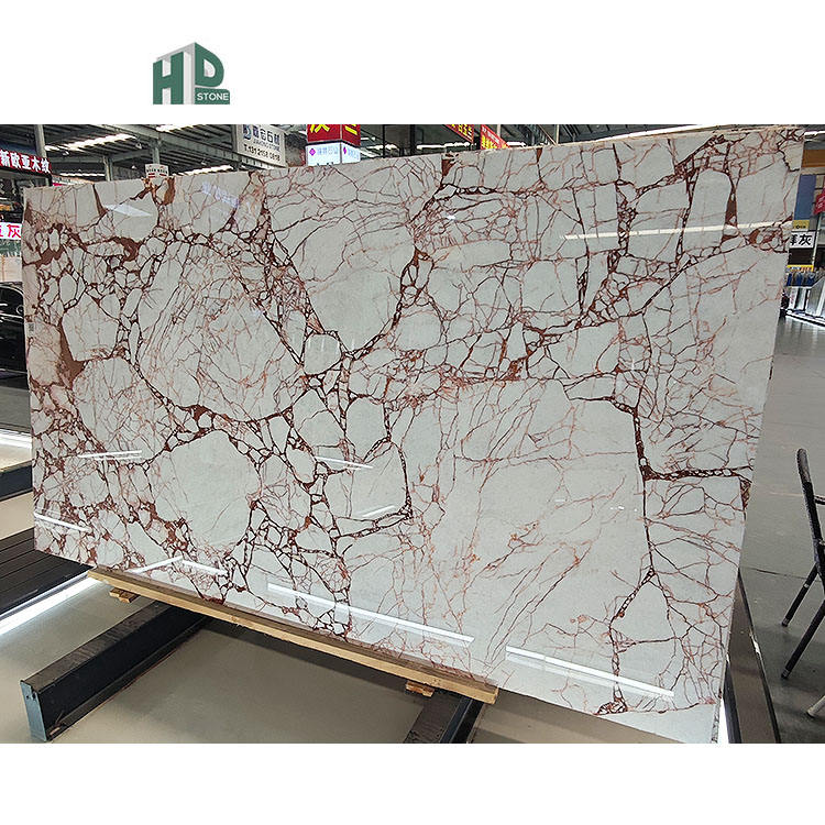 High Quality Marmer White Calacatta Bulgari Marble Slabs