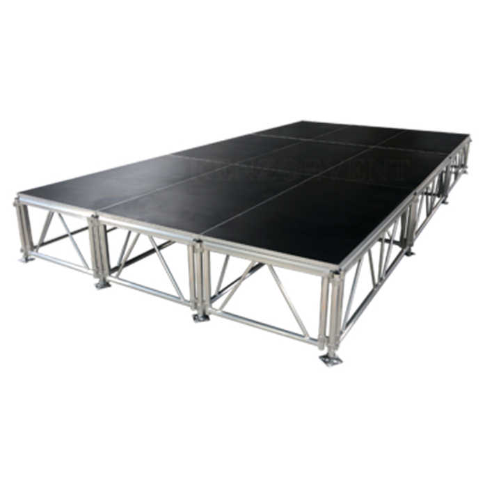 Adjustable Height Aluminum Assemble Stage Platform Outdoor Aluminum ...