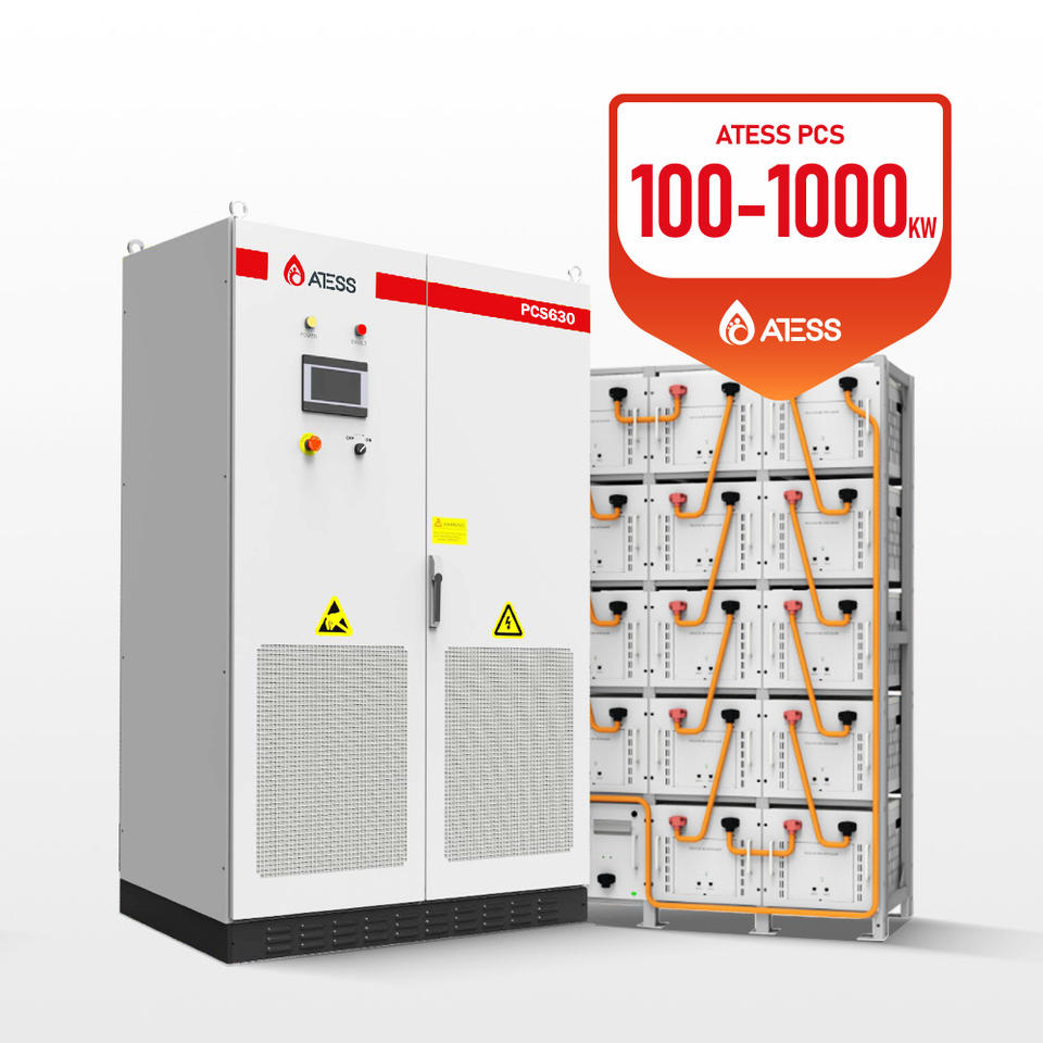 Atess Hybrid Solar Inverter High Voltage 380V 100Kw 500Kw 1000Kw Dc to ...