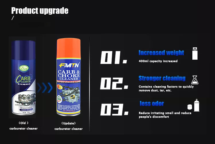 450ML Carb & Choke Cleaner - Efficient Car Throttle Body Parts Cleaning