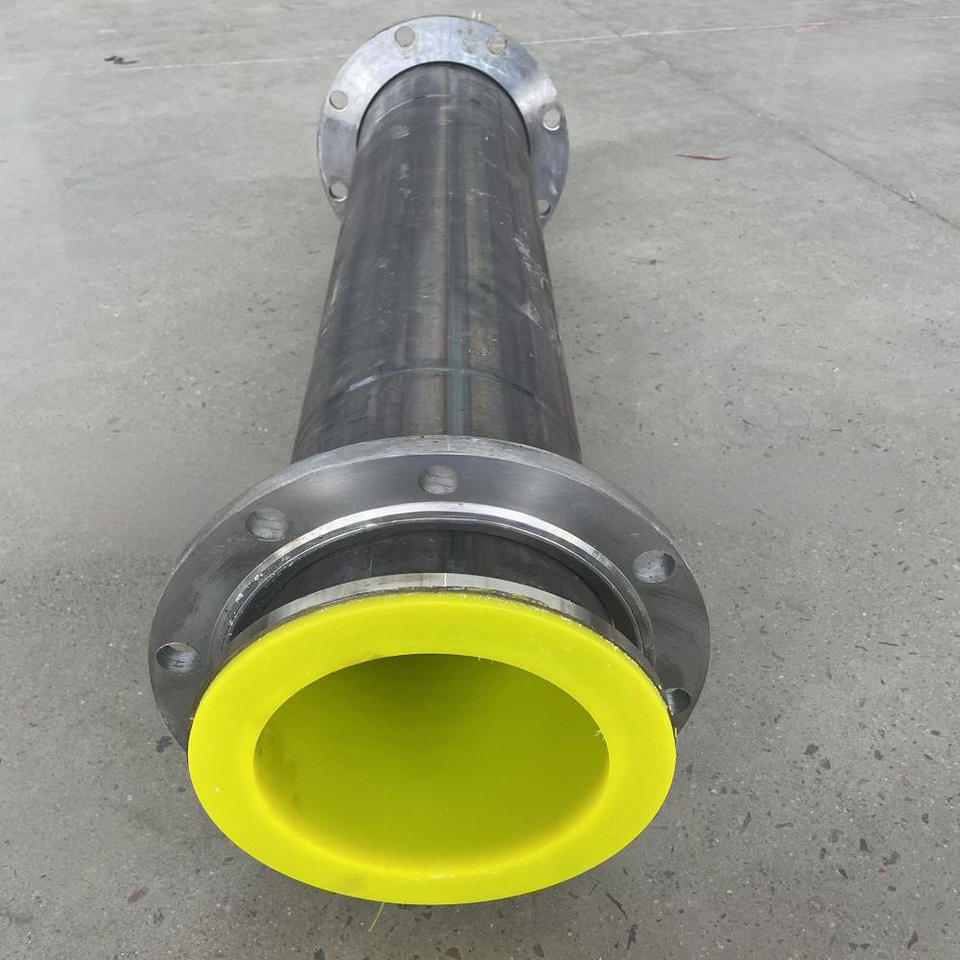 Polyurethane Steel-lined High Pressure Flanged Pipes Fittings Cutting ...