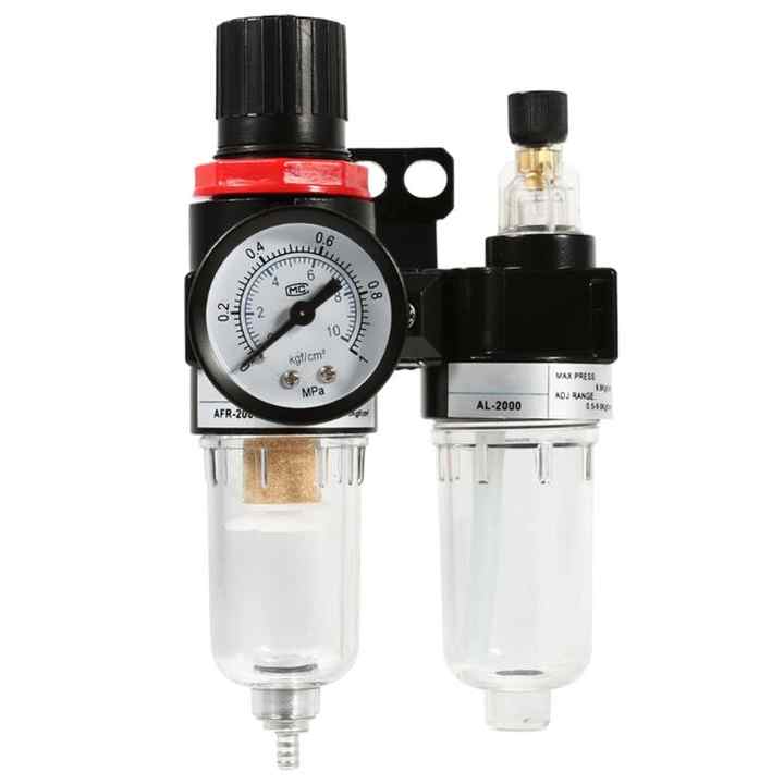 Compresor de aire AFR2000 + AL2000 G1/4 "AFC2000, separador de agua y aceite, regulador, filtro ...