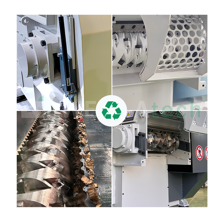 Factory Direct Industrial Shredder Process PP Bags Textile Scraps ...