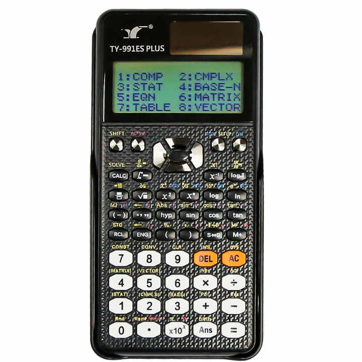 Tianyan TY-991ES PLUS Calculator - Dual Power, 417 Functions