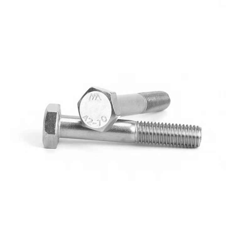 Hot Dip Galvanized Hexagon Head Bolts Screws & Nails-din Standard Plain ...
