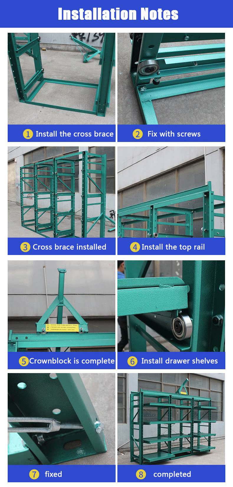 Multi Functional Mould Racking Systems - Heavy Duty Shelves