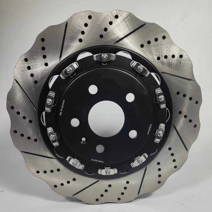 370*34mm 8V0615301S Front Wave Cutting Floating Screw Car Brake Disc ...