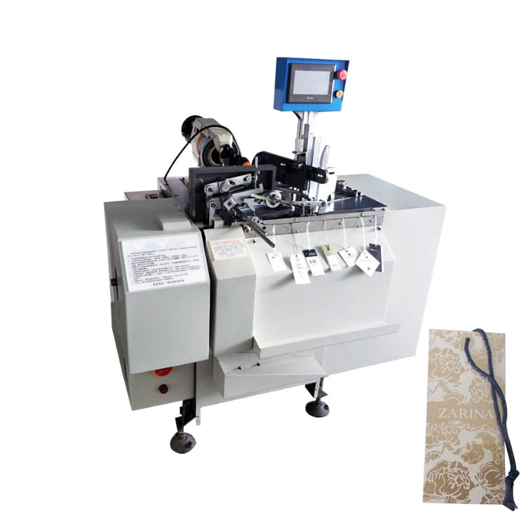 Label Hang Tag Stringing Machine Garment Hangtag Knot Tying Threader ...