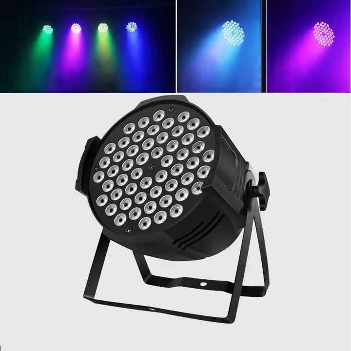 54*3W Led Full Color Par Light DMX512 Stage Performance Dyeing Light ...