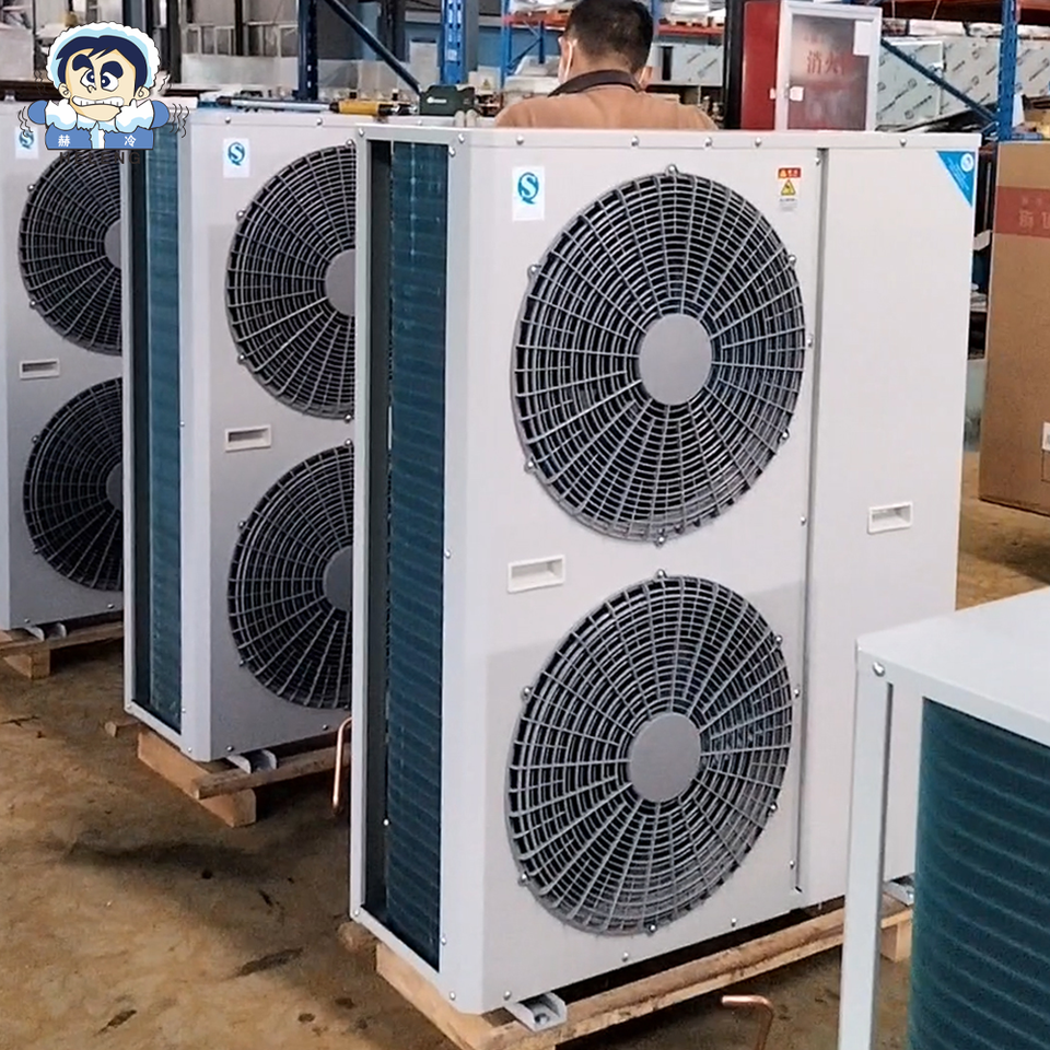 Factory Compressor Refrigeration Air Cooled Condensing Unit HBP 6Hp ...