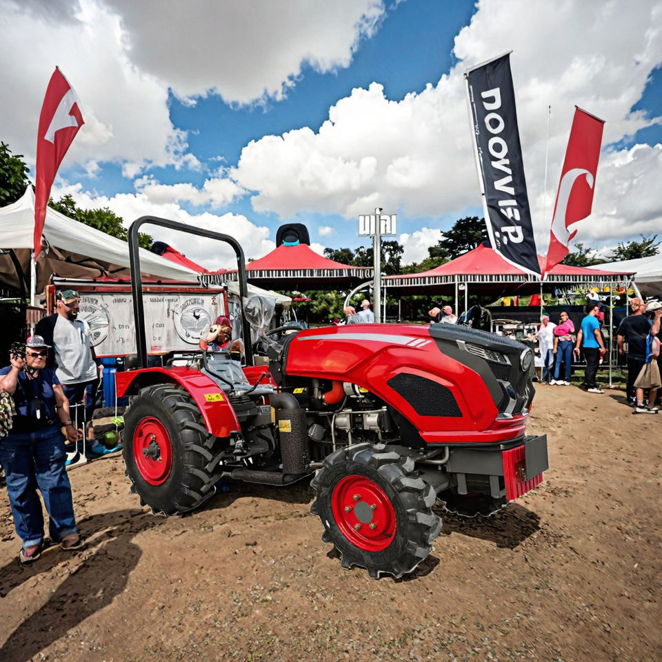 Compact Mini 4WD Diesel Tractor for Farming & Agriculture 40-60 HP 4 ...