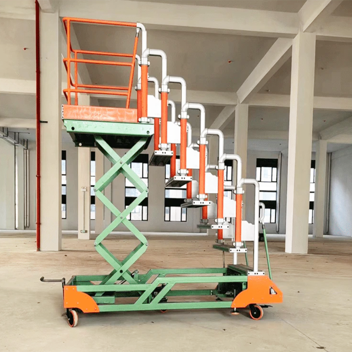 Height Adjustable Aluminum Alloy Telescopic Ladders Staircase with ...