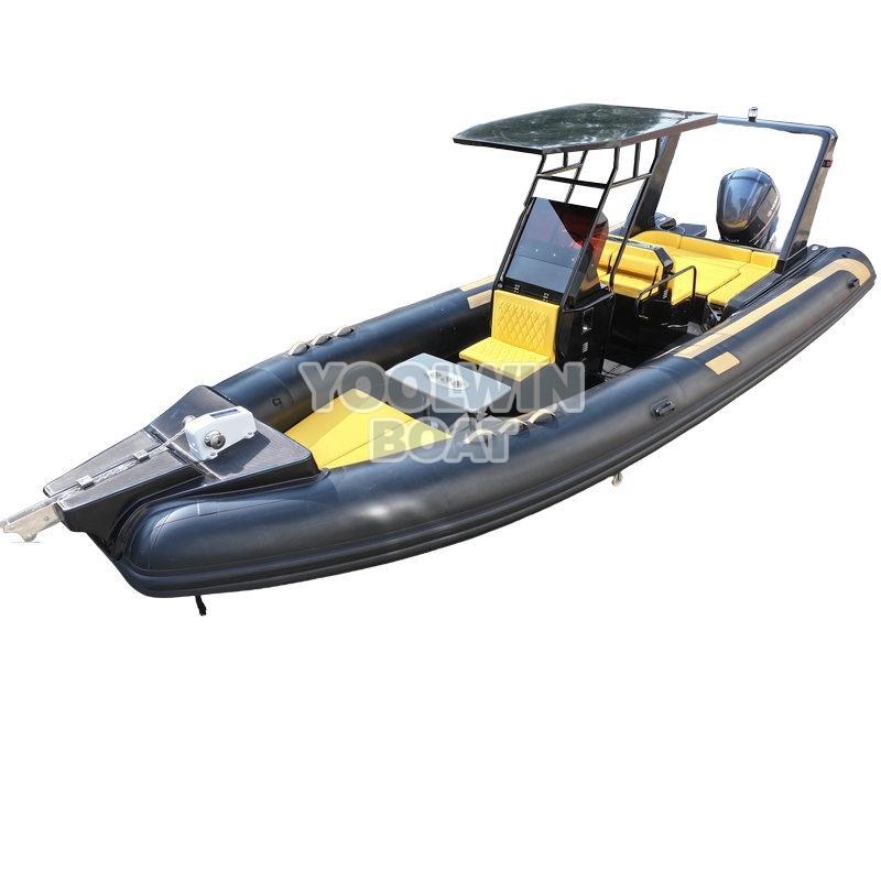 High Speed 28ft 860 Coastal Harbor Sightseeing Cruising Fiberglass RIB ...