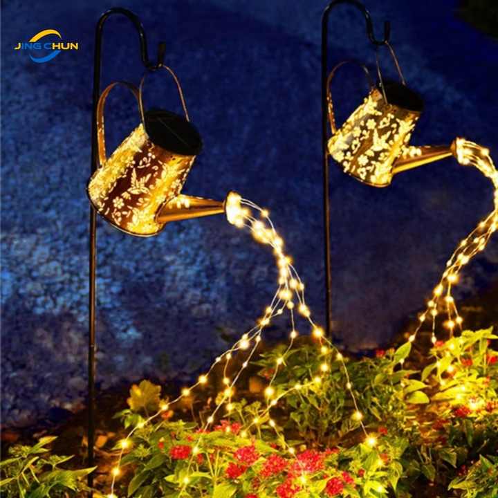 Solar Led Outdoor Light String Kettle Hollow Light and Shadow Lamp ...
