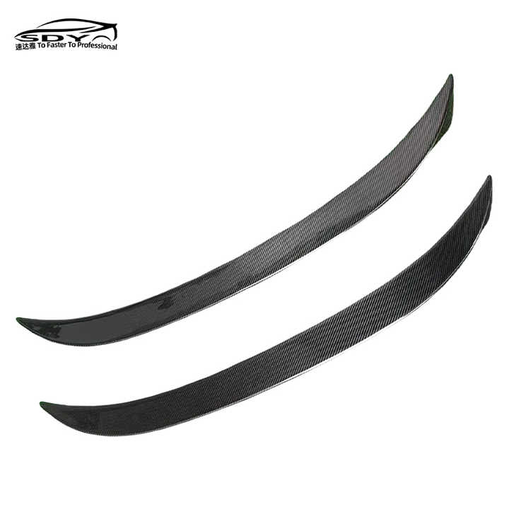 Bmw 5 Series F10 M5 Carbon Fiber Rear Wing Spoiler Lip - Oem