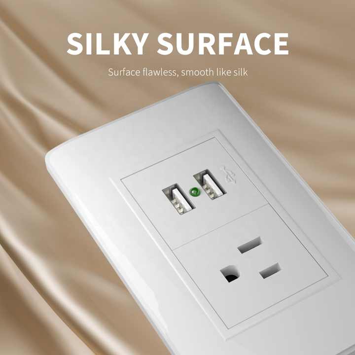 Classical Design 250V US PC Panel Wall Power Plug Outlet 16A Home ...