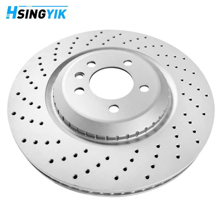 Aftermarket Vented Slotted Perforated Rear Brake Disks Discs Rotors for ...