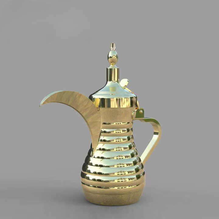 Modern Middle East Style Stainless Steel Striped Teapot Kettle Dubai ...