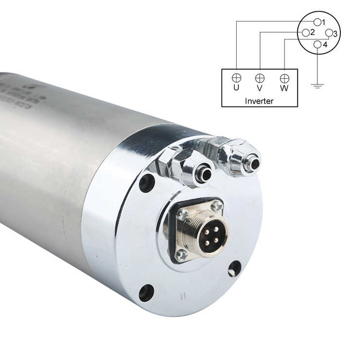 HQD GDZ17-B 1.5KW 380V Water Cooled Spindle Motor for Wood Milling ...