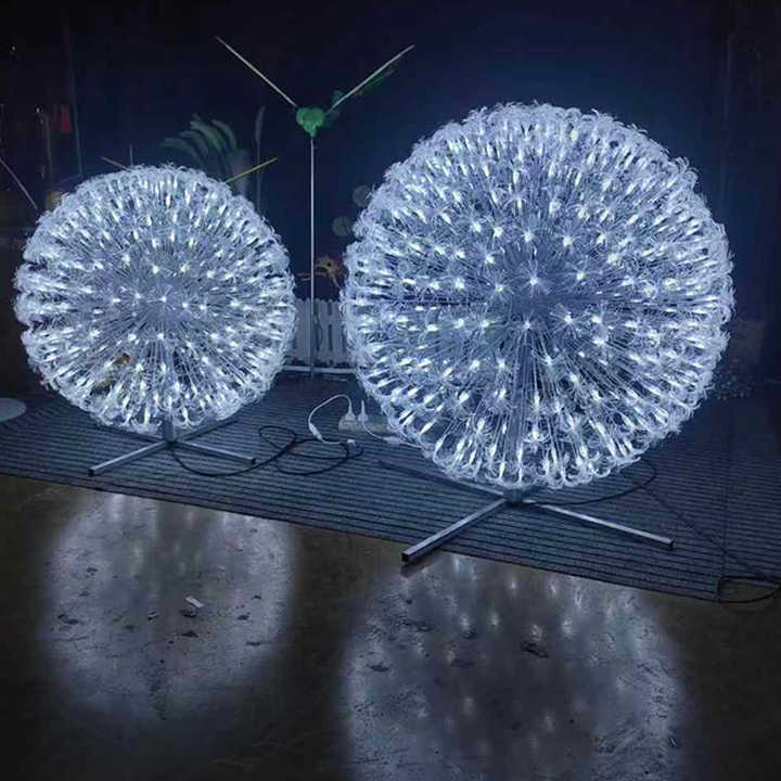 Giant Outdoor 3D Fiber Optic Landscape 24V 110V 220V Led Flower Ip65 ...