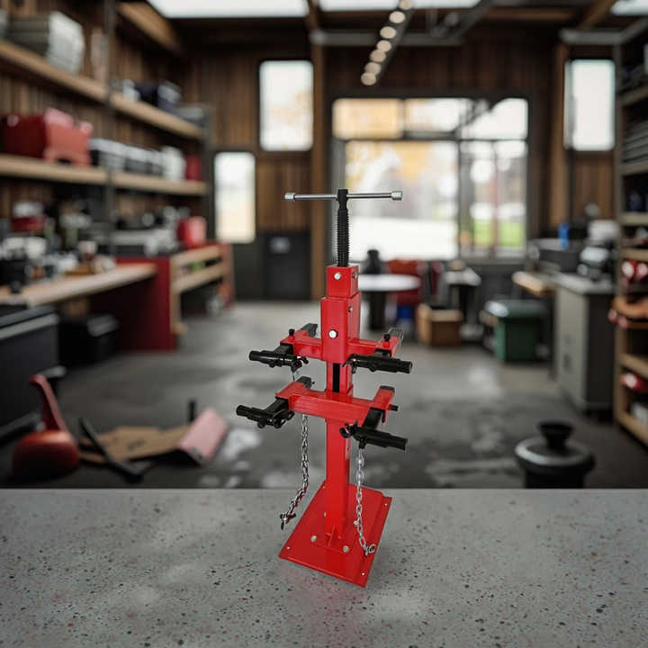 Hand Operate Heavy Duty Screw Type Floor Mounted Strut Coil Spring ...